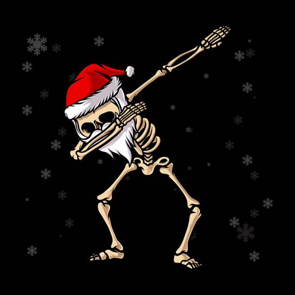 Santa Claus Skeleton Dab Santa Claus Skeleton Dab